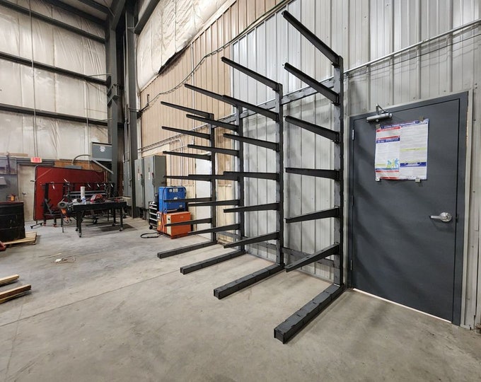 Custom Cantilever Steel Storage Racks - Etsy