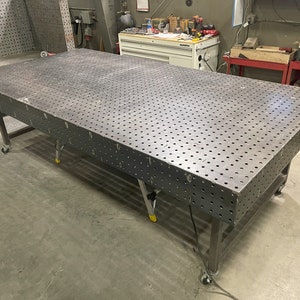 60"x120" Fully Welded/assembled Fabrication Table, Fixture Table, Slot ...