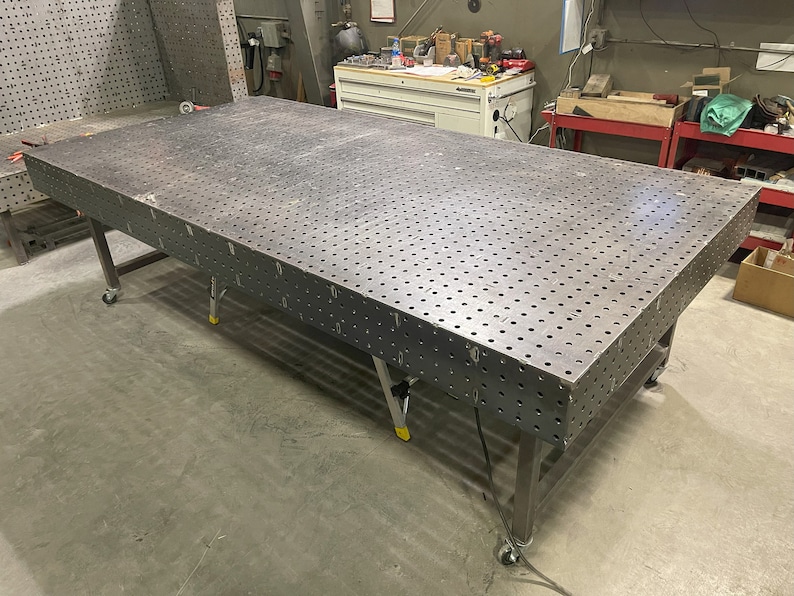 60"x120" Fully Welded/assembled Fabrication Table, Fixture Table, Slot ...