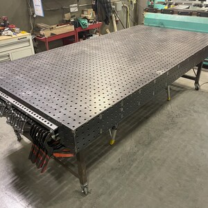 60"x120" Fully Welded/assembled Fabrication Table, Fixture Table, Slot ...