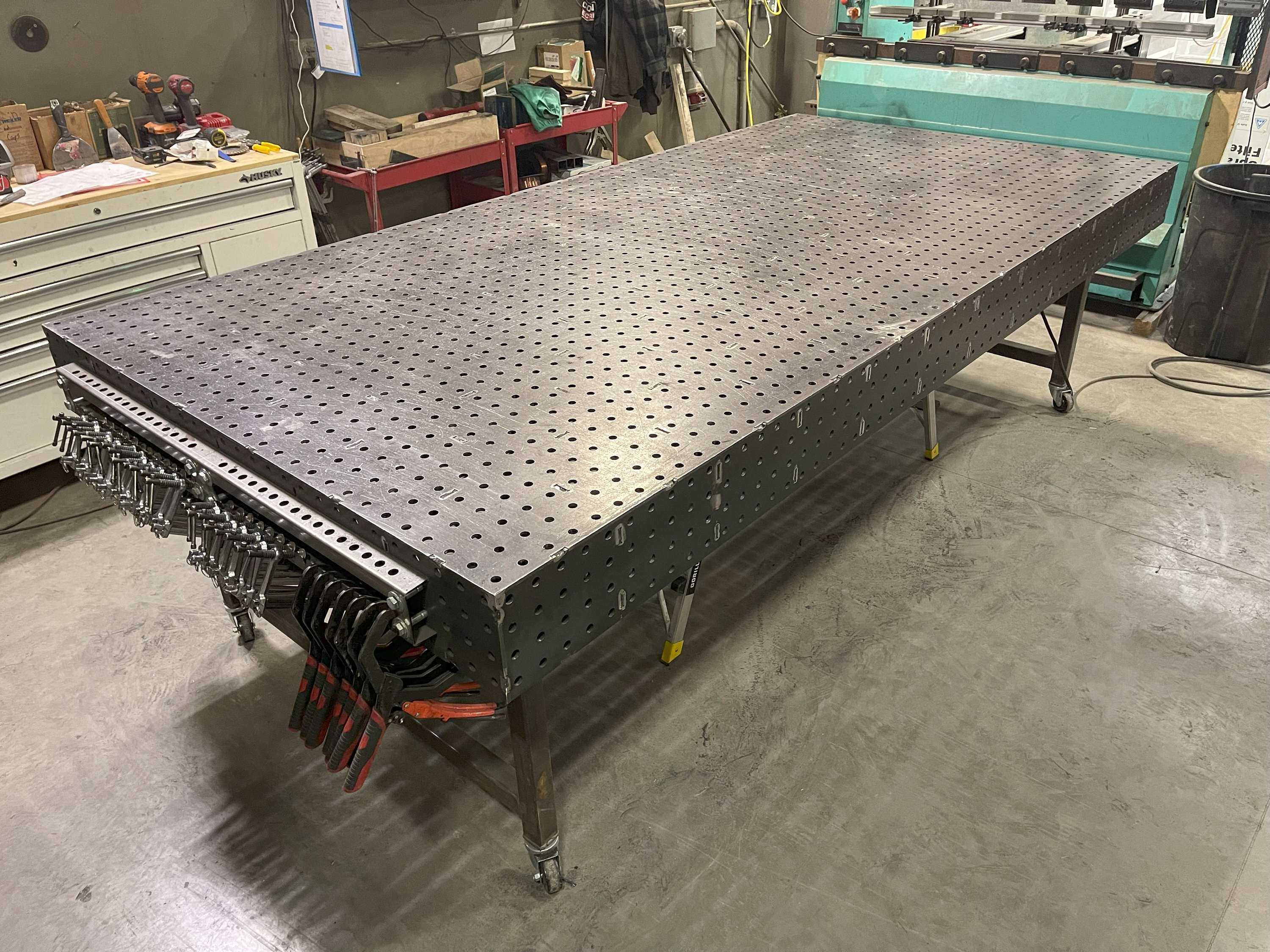 60"x120" Fully Welded/assembled Fabrication Table, Fixture Table, Slot ...