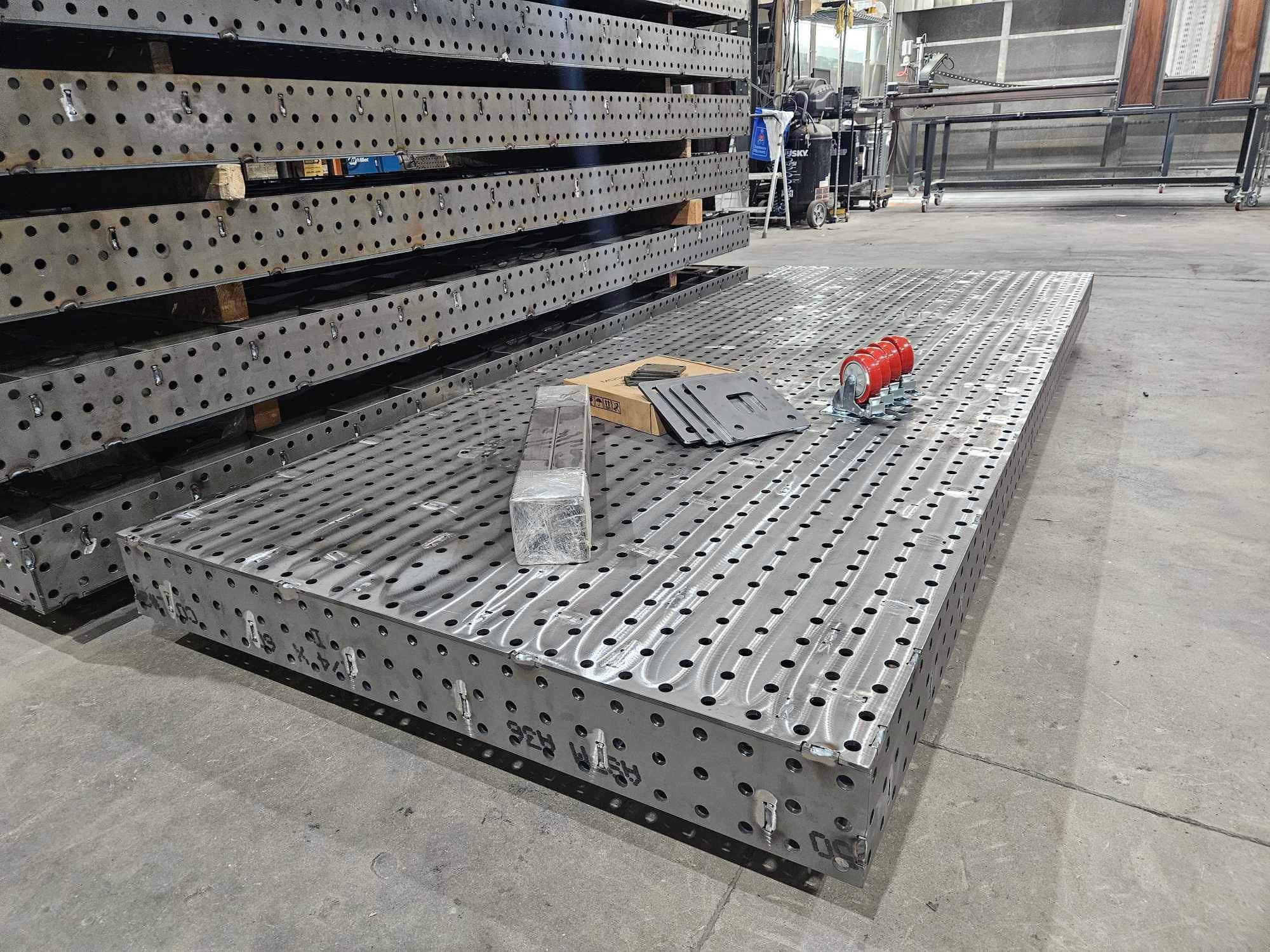 48"x120" Fully Welded/assembled Fabrication Table, Fixture Table, Slot ...