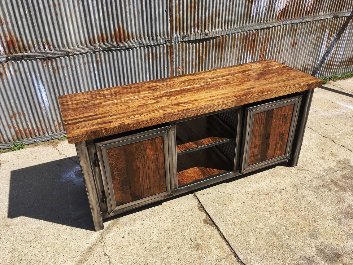 Custom DEX Media Console, Media Table, Record Player Stand, Vinyl ...