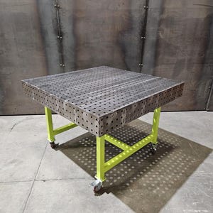 48" X 48" Fully Welded/assembled Fabrication Table, Fixture Table, Slot ...