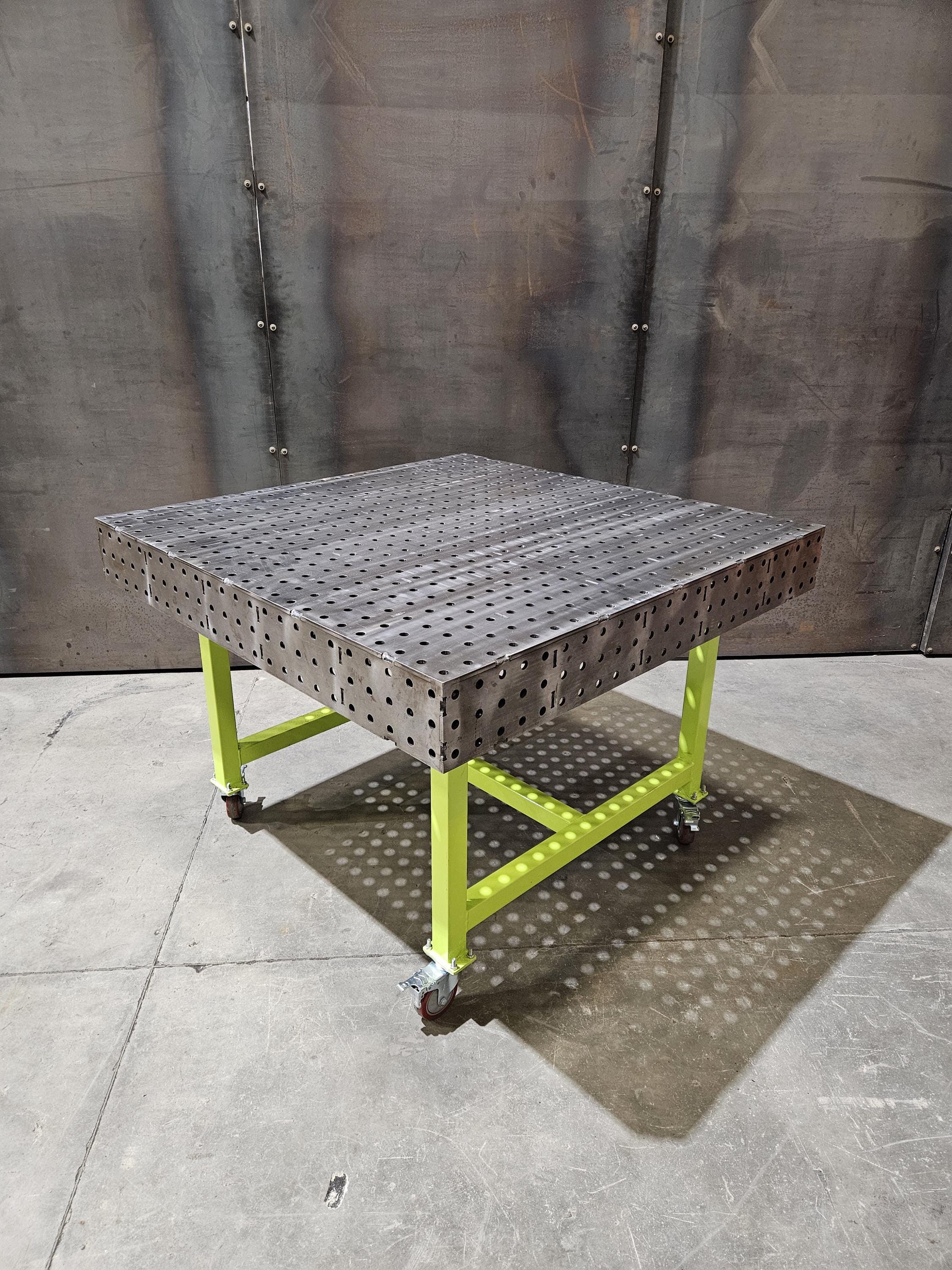 48" X 48" Fully Welded/assembled Fabrication Table, Fixture Table, Slot ...