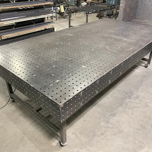 60"x120" Fully Welded/assembled Fabrication Table, Fixture Table, Slot ...