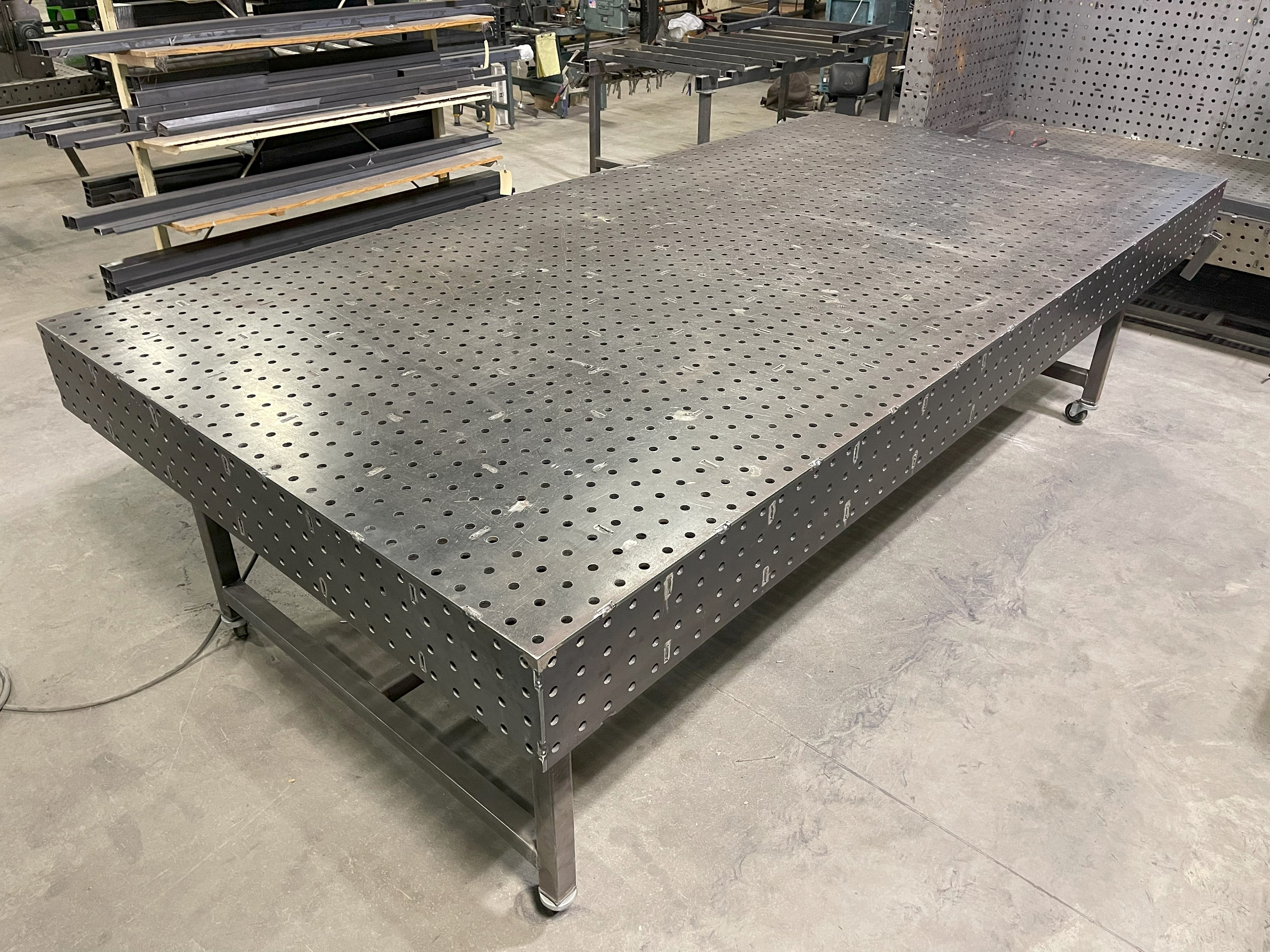 60"x120" Fully Welded/assembled Fabrication Table, Fixture Table, Slot ...