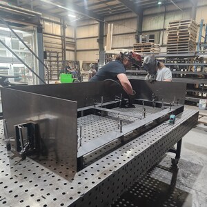 60x120 Fully Welded/assembled Fabrication Table, Fixture Table, Slot ...