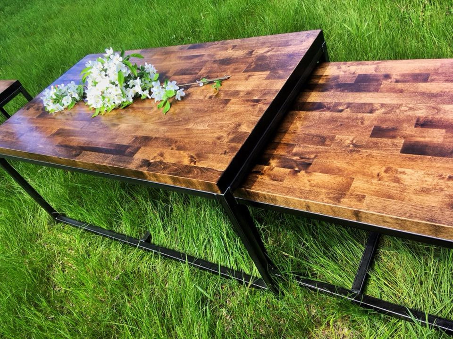 Custom Nesting Tables Coffee Table With End Tables | Etsy