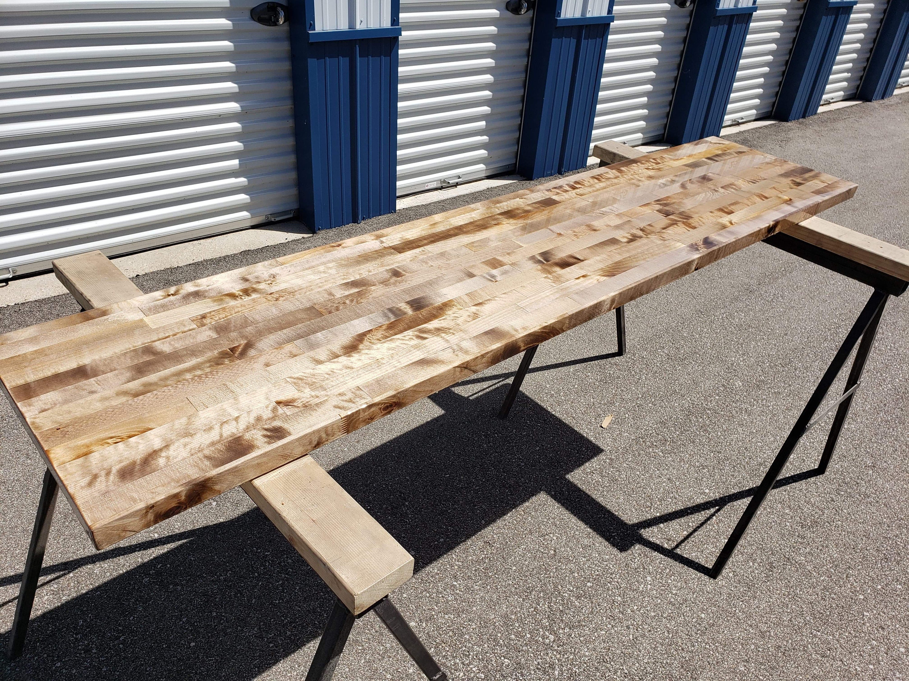 Butcher Block Counter Tops Bar Tables Epoxy Poured | Etsy