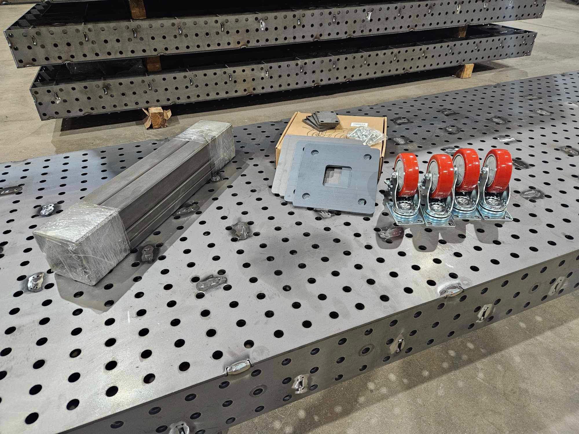 48"x120" Fully Welded/assembled Fabrication Table, Fixture Table, Slot ...
