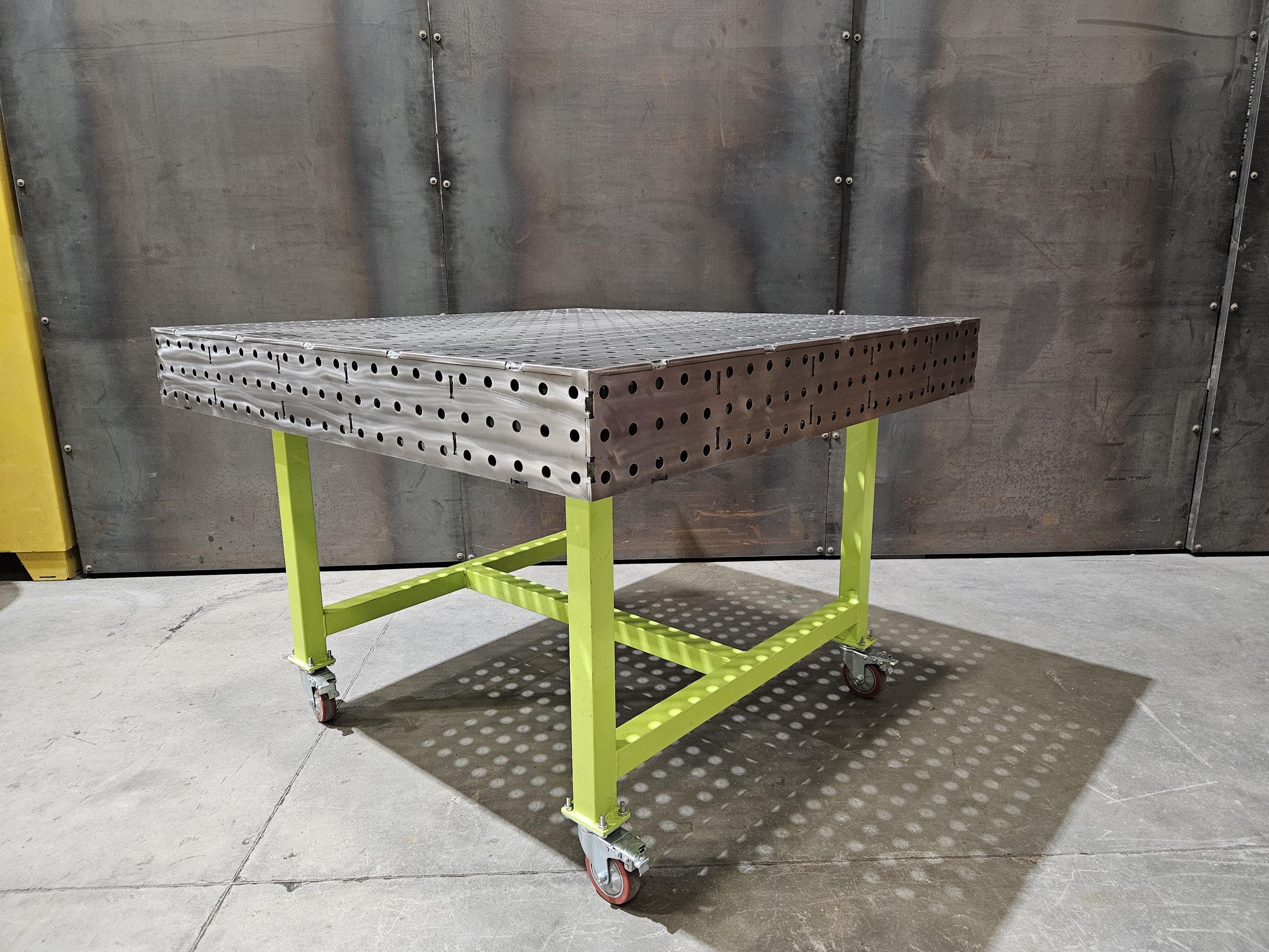 48" X 48" Fully Welded/assembled Fabrication Table, Fixture Table, Slot ...