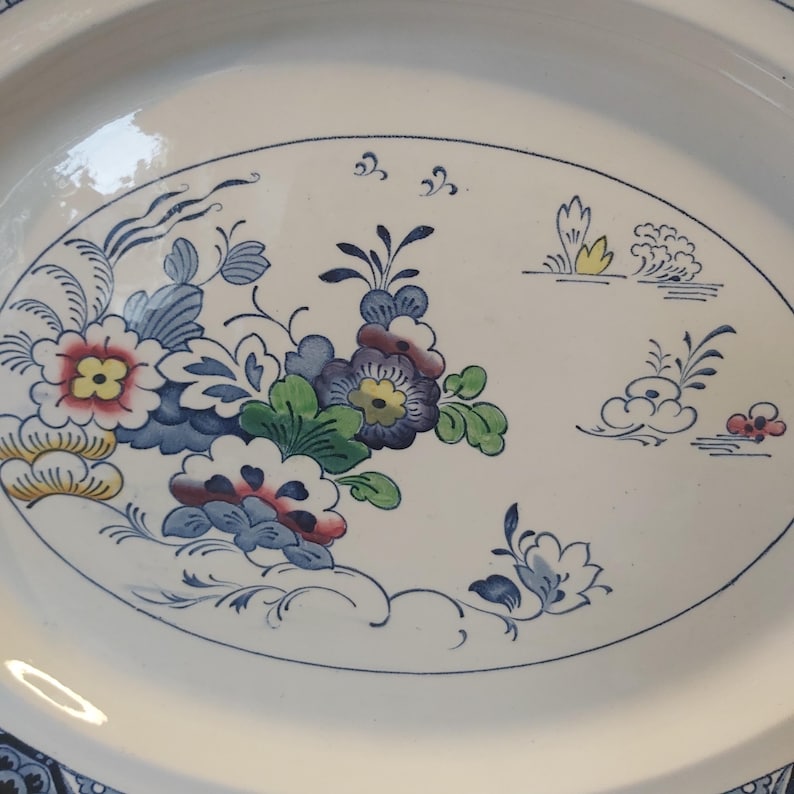 Large Antique Platter by Booths in the Netherlands Pattern - Etsy