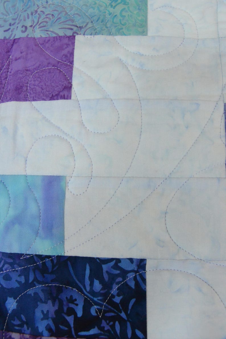 Wistful Lavender and Blues Quilt - Etsy