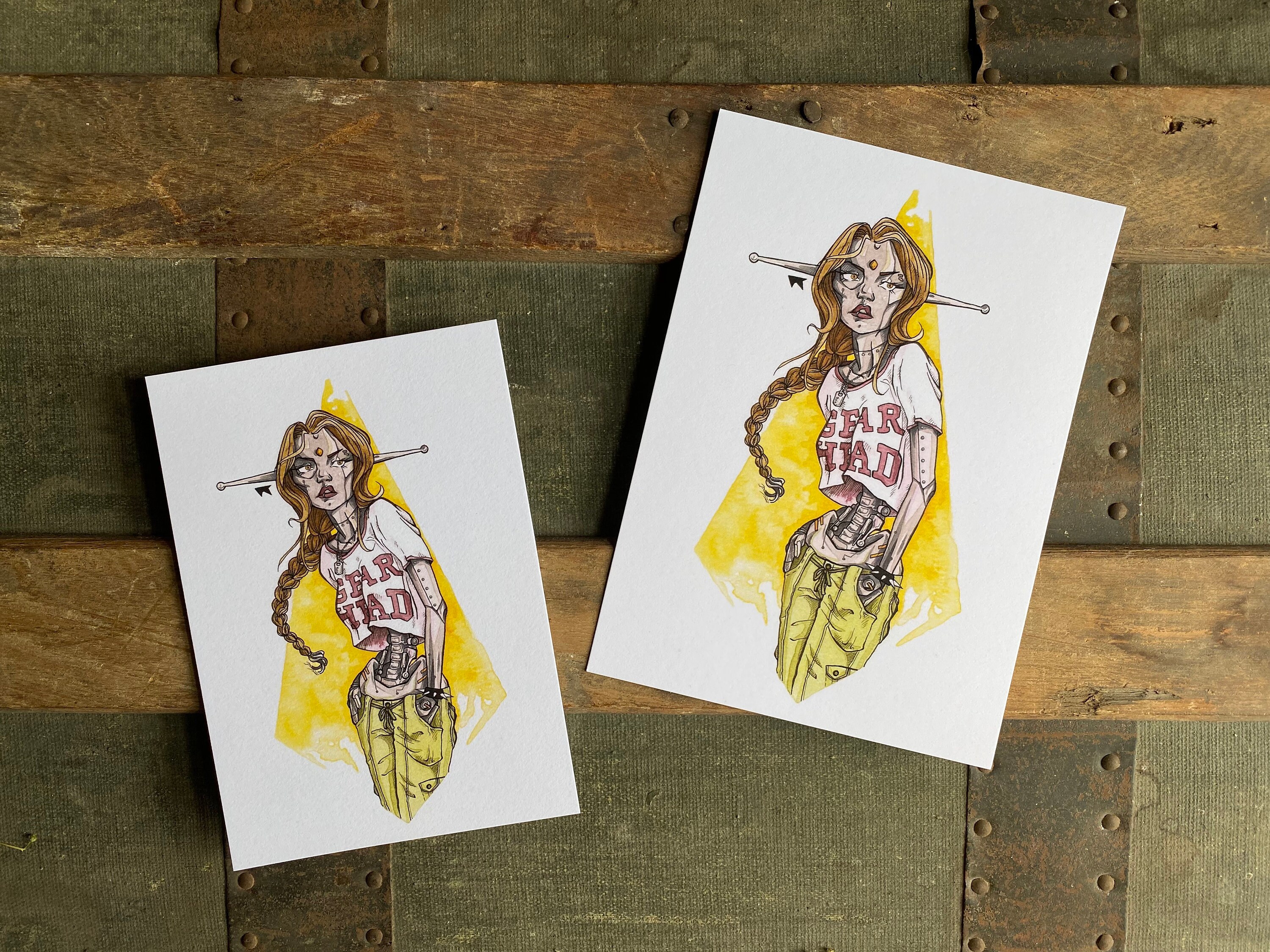 Gear Head Print - Etsy