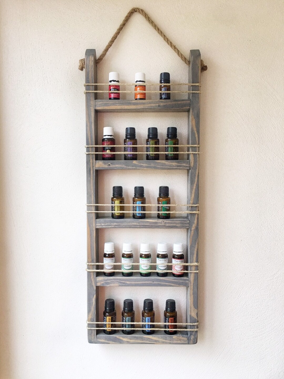 Double Hemp Wooden Tall Skinny Eo Original Shelf Jrhomedecor Essential ...