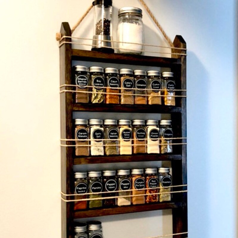 Hanging Spice Rack - Etsy