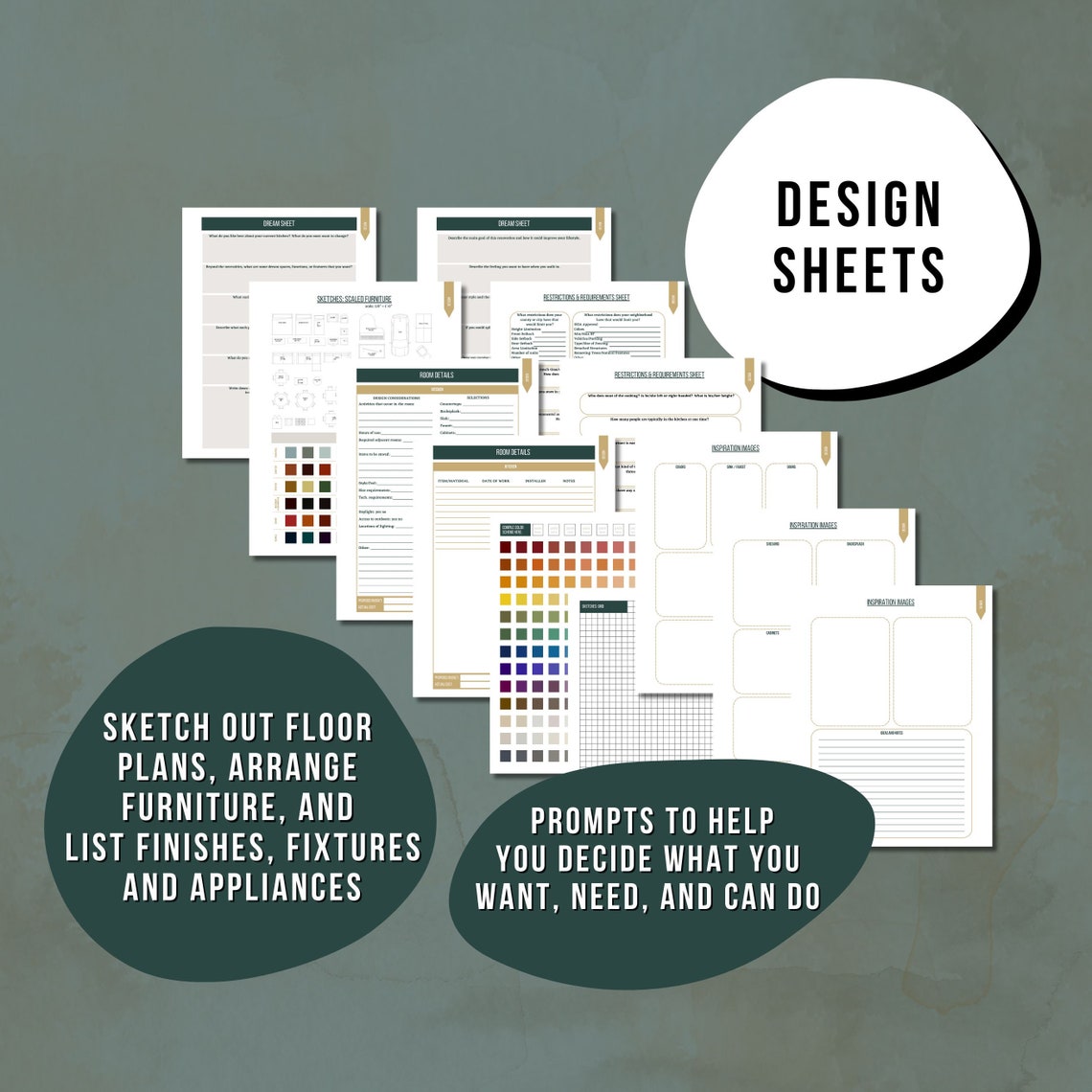 Kitchen Remodel Planner Design Guide Kitchen Custom Planner Farmhouse ...