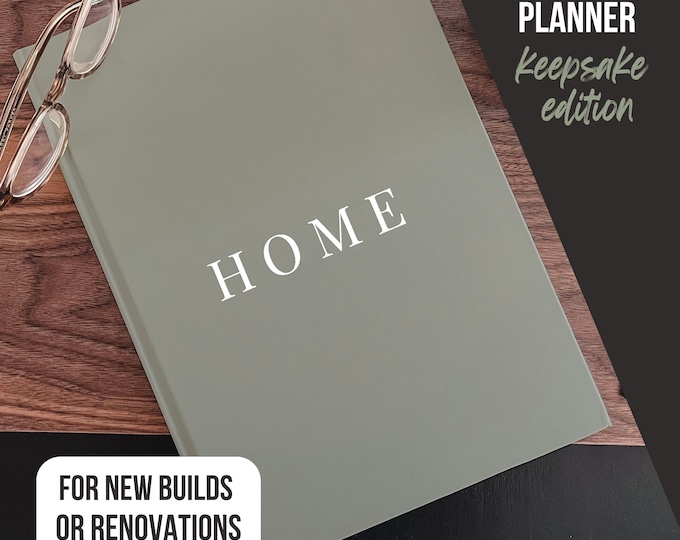 New Home Planner, Custom Home Design Journal, Home Building Binder ...