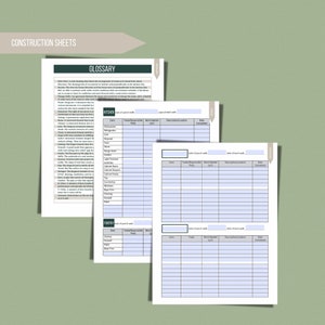 Home Building Planner, Custom Home Planner, New House Construction, New ...