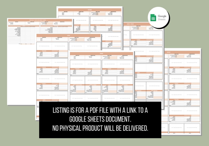 Interior Design Selection Renovation Budget Spreadsheets Remodel New ...