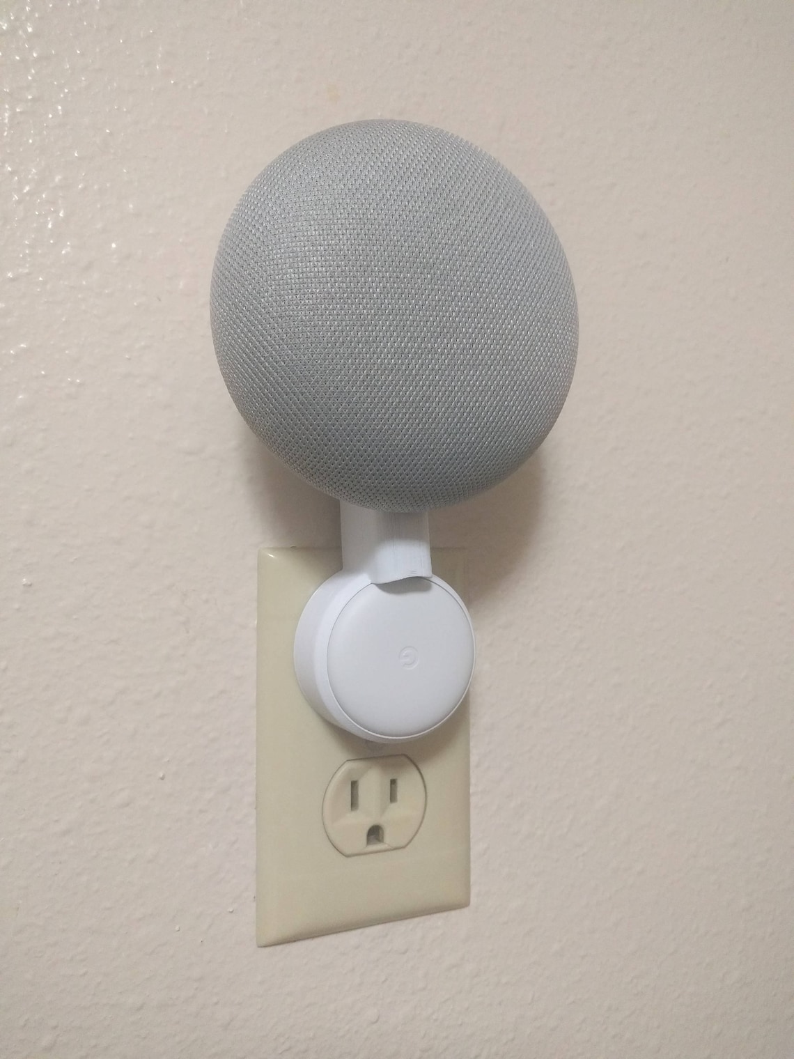 Google Home Mini Invisible Outlet Socket Wall Mount No | Etsy