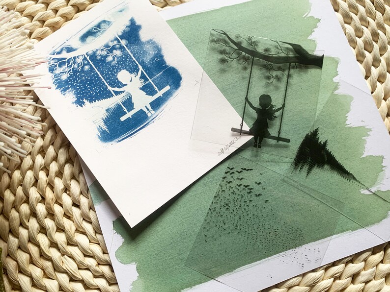 Unique Cyanotype Creation Kit - Set of 6 Digital Negatives for DIY ...