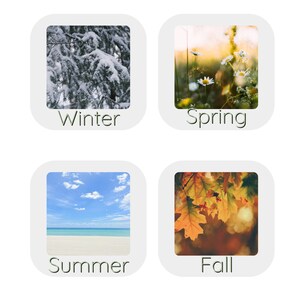 Reggio Emilia Inspired Weather and Seasons Chart With Icons- Sage ...