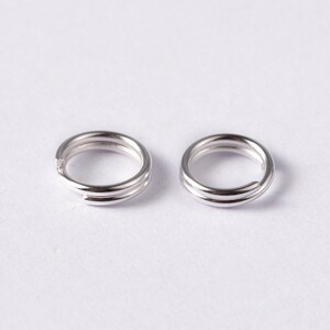 Pack of 200 Silver Colour Iron Split Rings, 6 X 1.4mm - Etsy UK