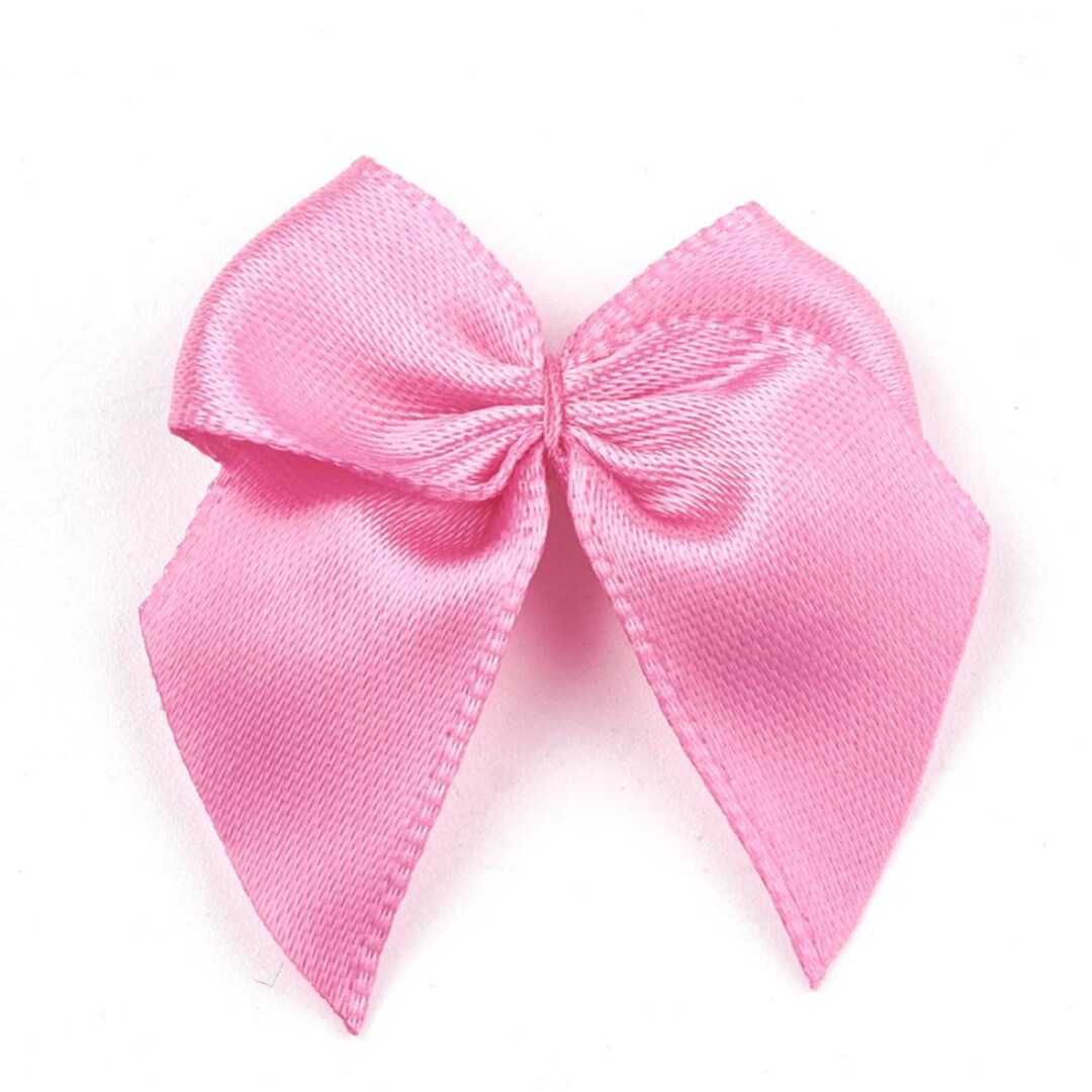 Pack of 30 Polyester Bowknot Bows 3.5cm Bright Pink - Etsy