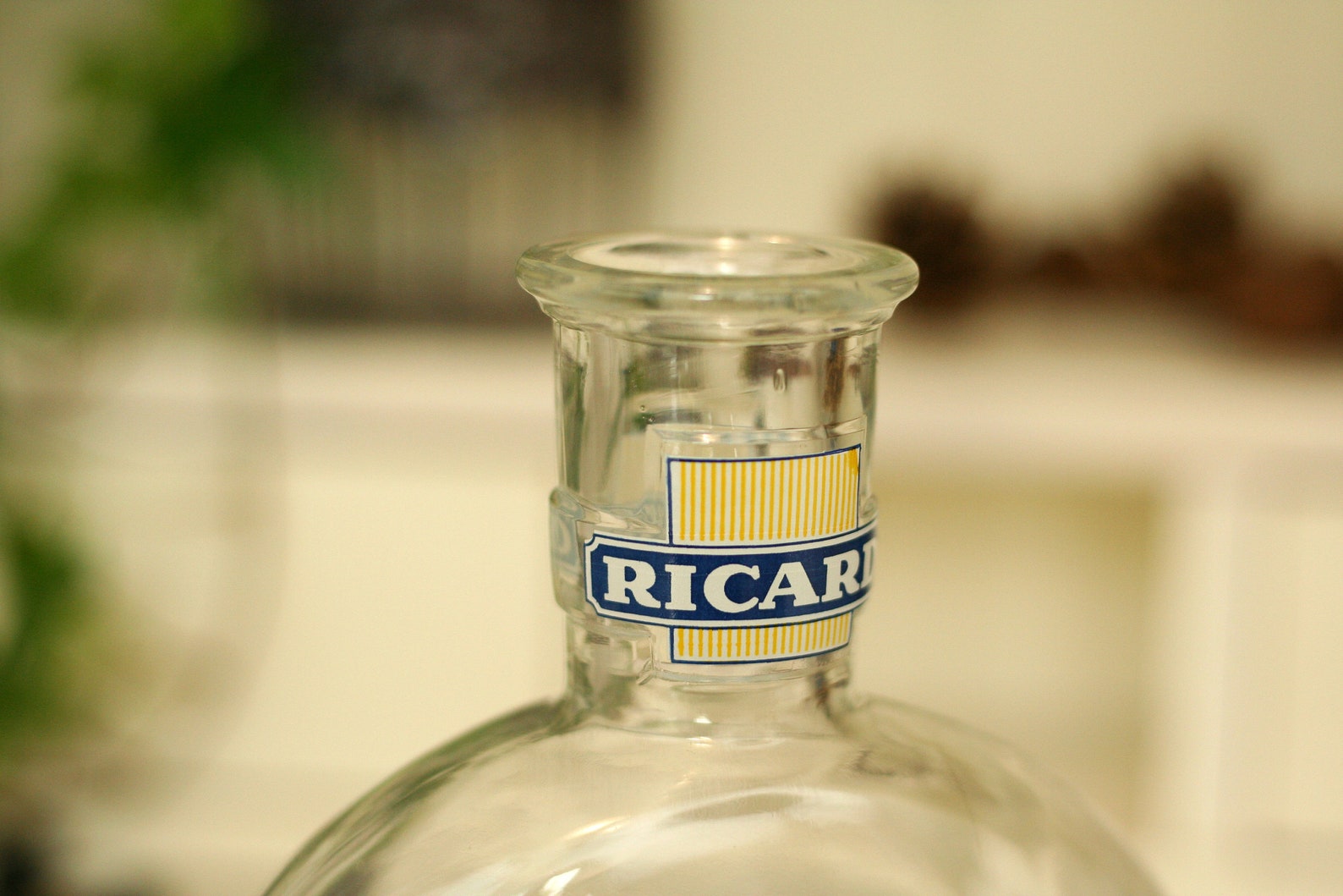 Rare 1 Litre Ricard Glass Jug Water Jug Carafe Retro French Barware ...