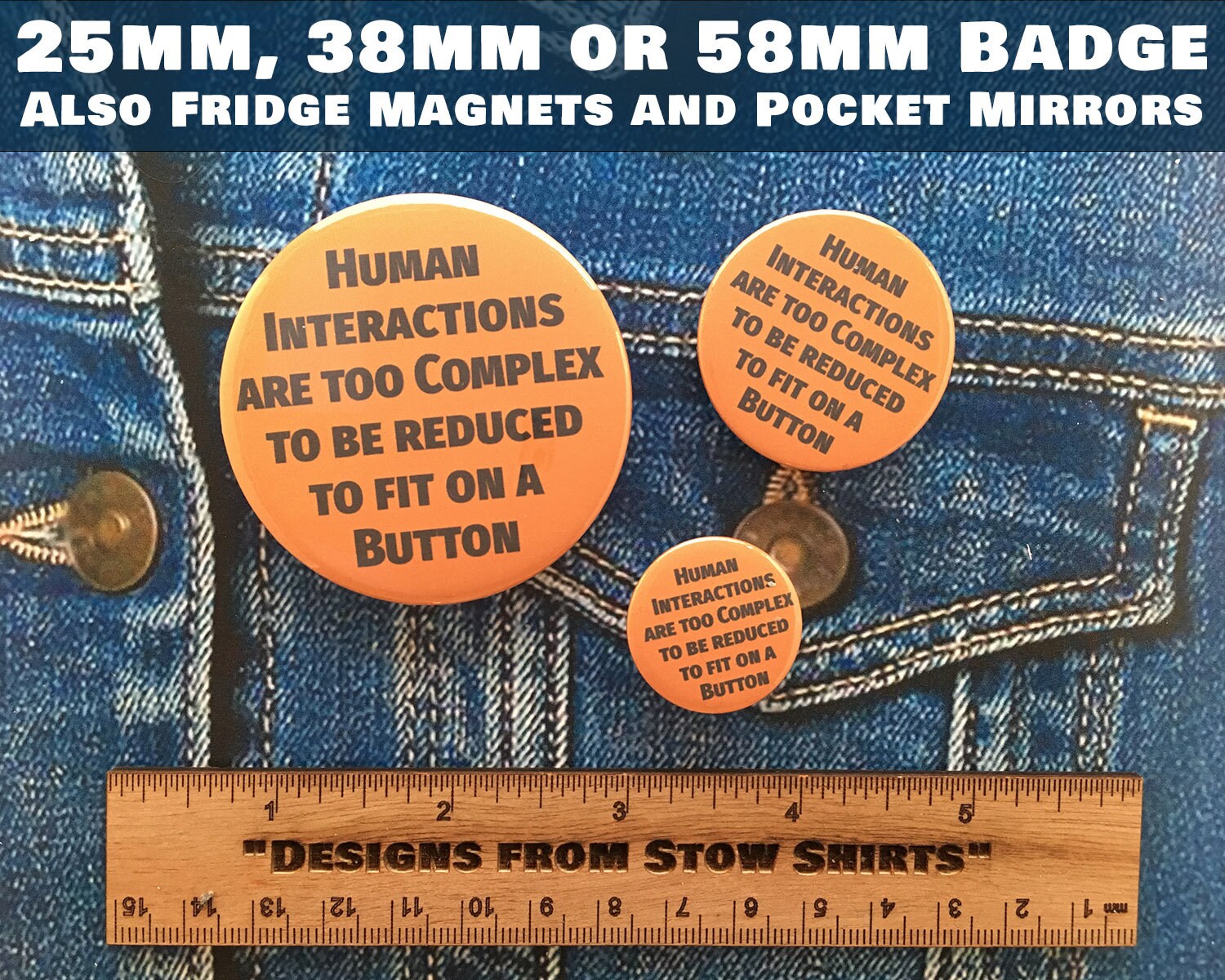 Human Interactions Are Complex 25mm 38mm or 58mm Pin Badge | Etsy
