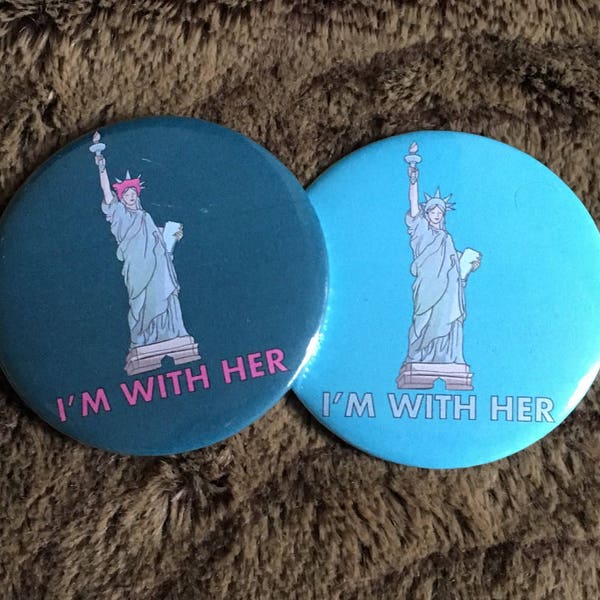 Statue of Liberty Button - Etsy