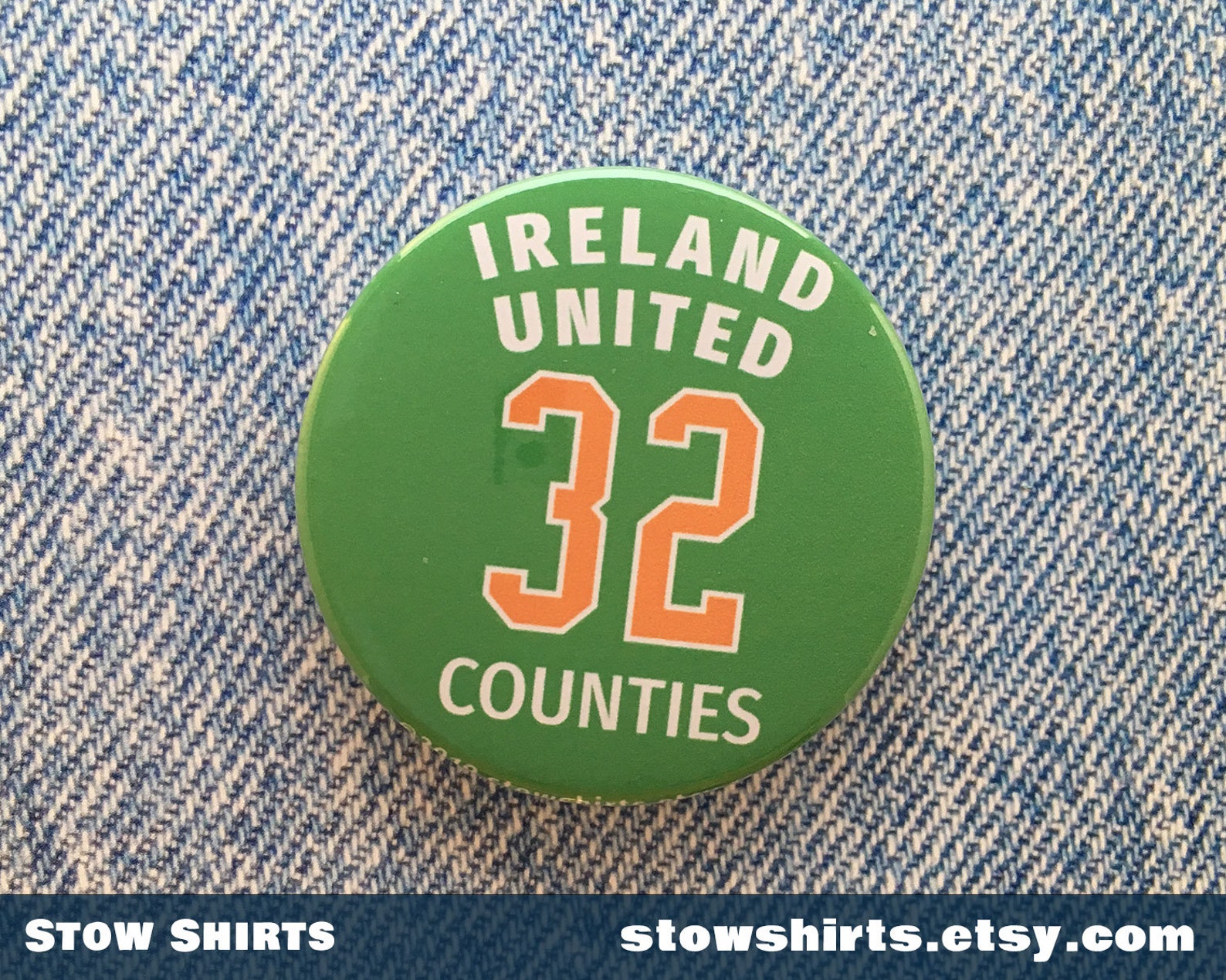 Ireland United 32 Counties Irish Unification button badge | Etsy