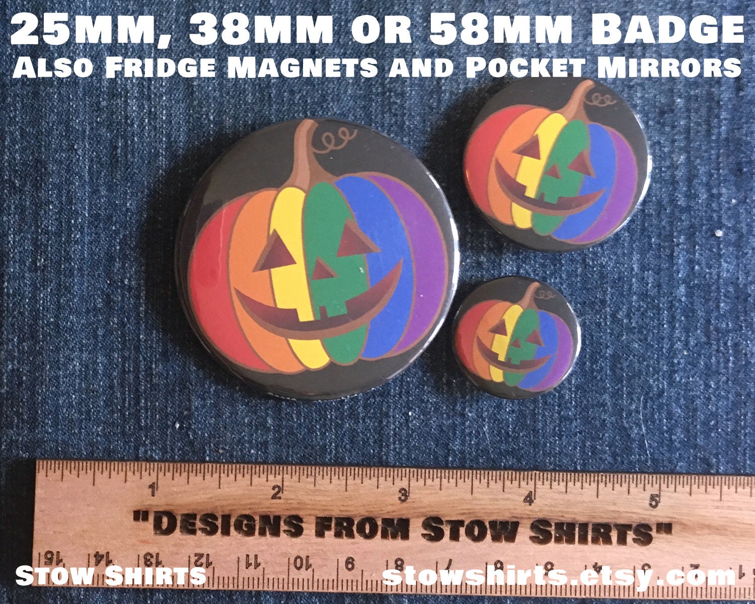Pumpkin Pride LGBT Halloween Badge 25mm 1 38mm 1 - Etsy