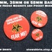 Chemo Gave Me Superpowers Fear Me Pin Button Badge, Cancer Survivor Pin ...