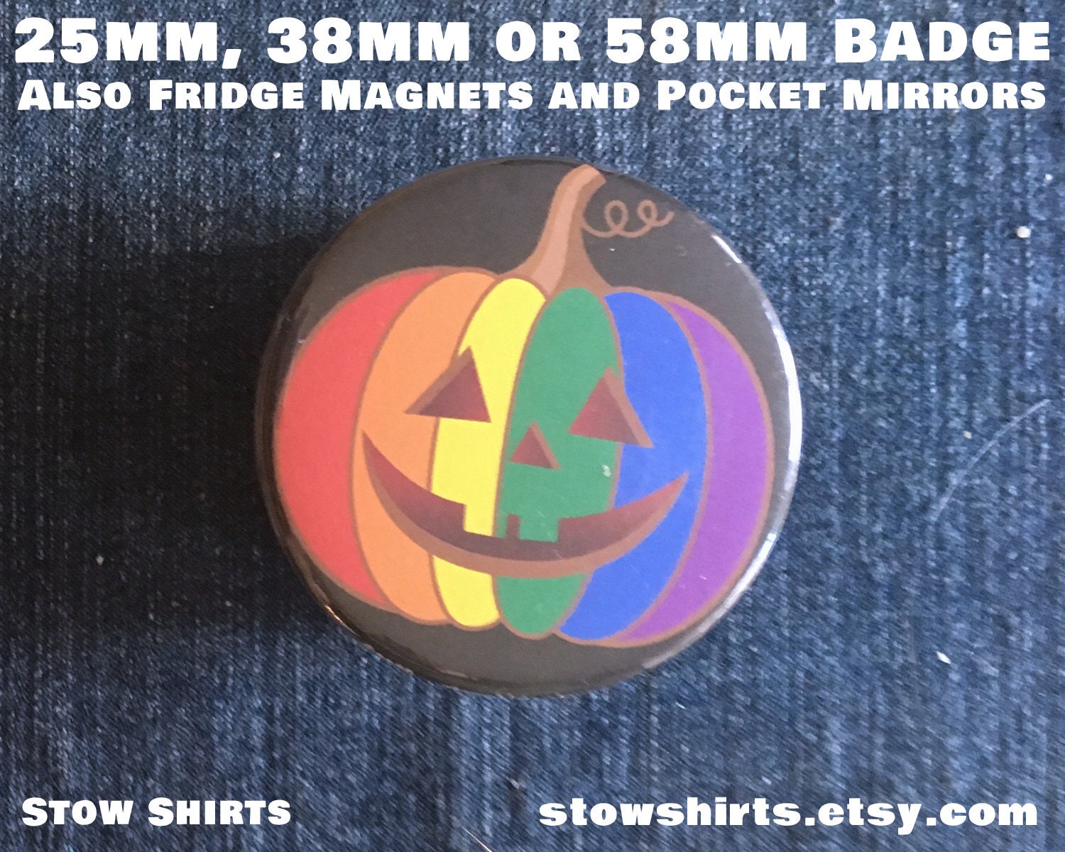 Pumpkin Pride LGBT Halloween Badge 25mm 1 38mm 1 - Etsy
