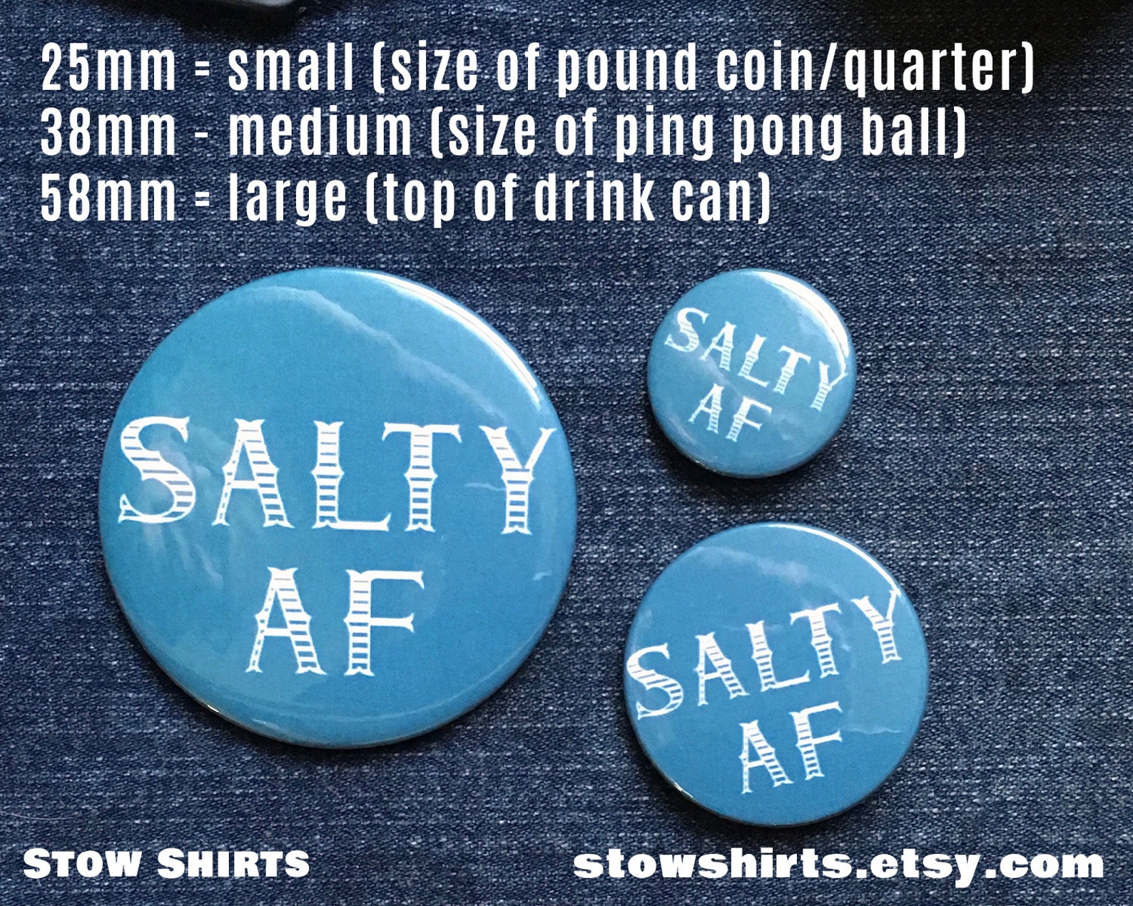 Salty AF Funny Gamer Button Badge Roll 1 on D20 25mm - Etsy
