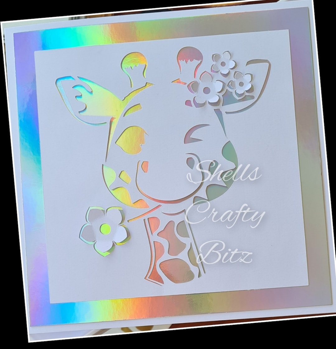 Giraffe Winking Svg File for Cricut Design Space - Etsy