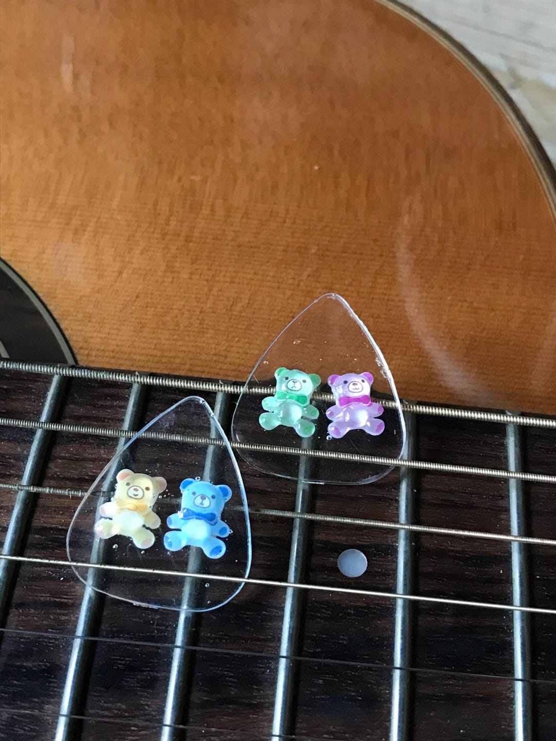This DIY Cute Bear-themed Guitar Pick is the Perfect Choice for Music ...