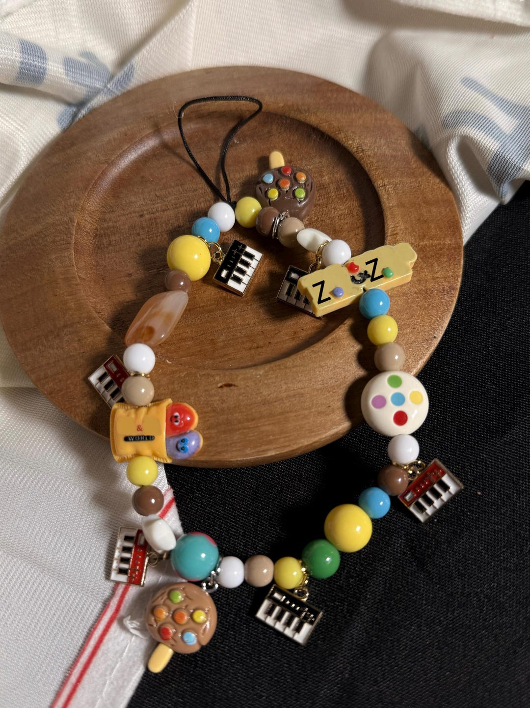 Lanyard Keyboard, Colour 3cm, Handmade With M&m Chocolate Elements ...