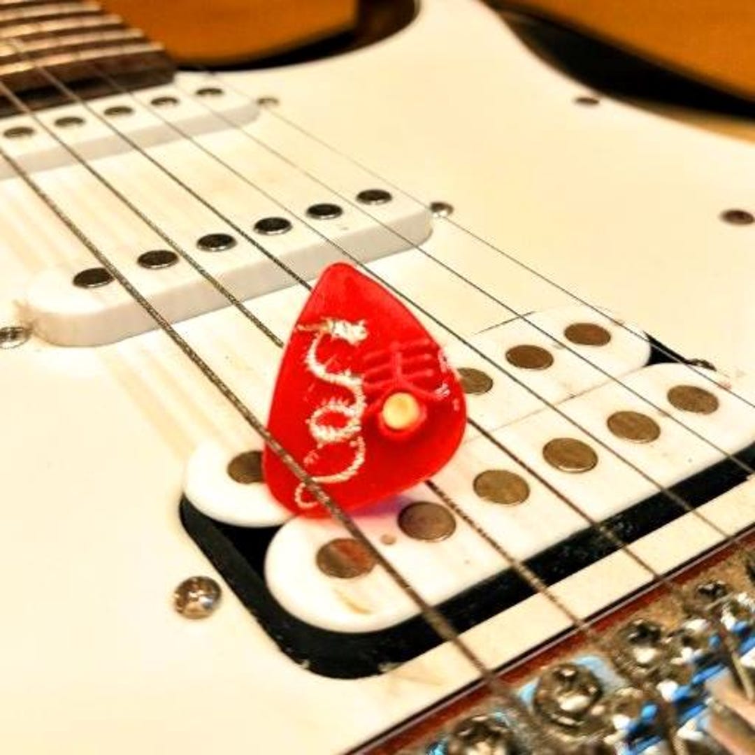 Guitar Pick Handmade Lunar New Year Art Craft Accessories Rock ...