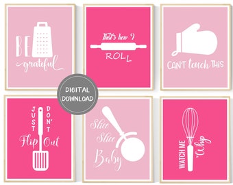 Funny Kitchen Decor Wall Art - Etsy