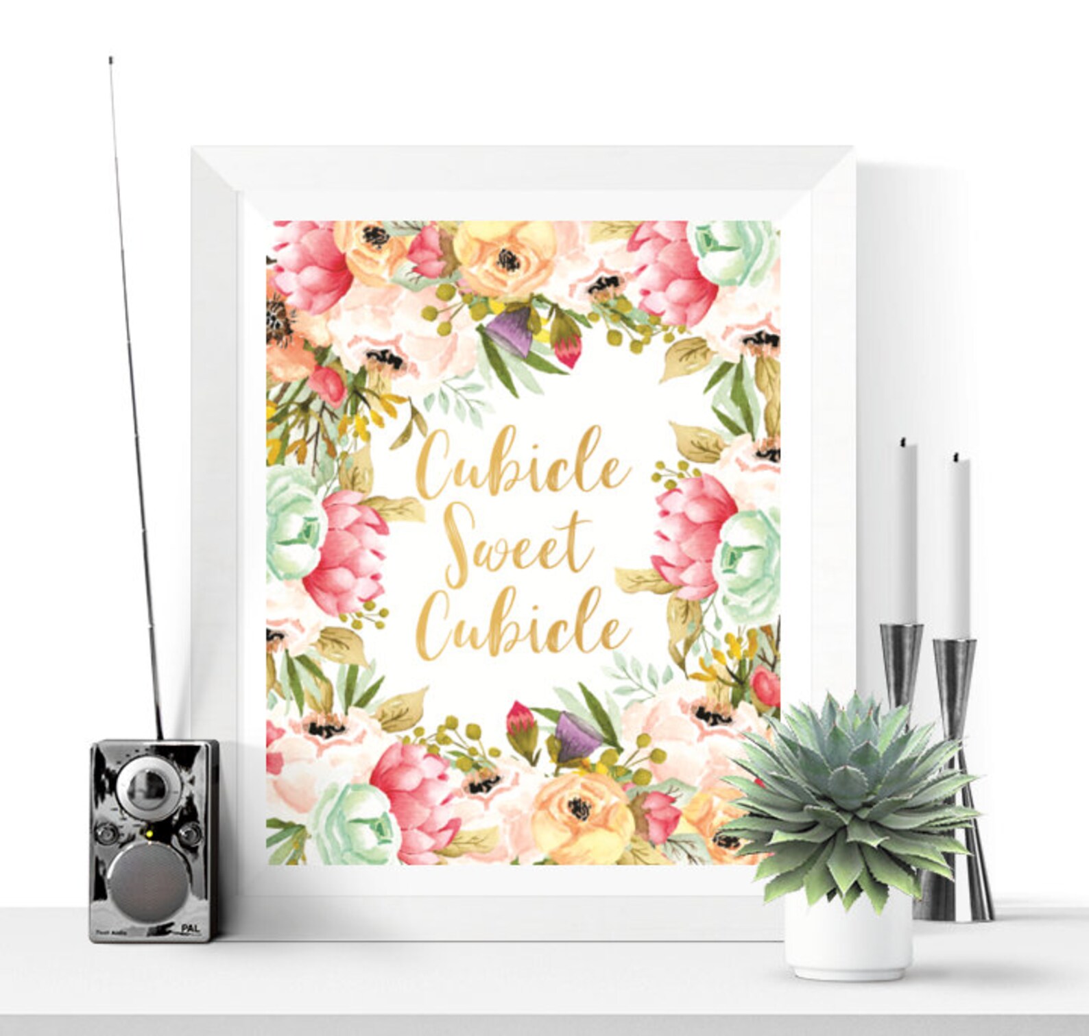 Cubicle Sweet Cubicle Art Cubicle Decor Cubicle Sign | Etsy