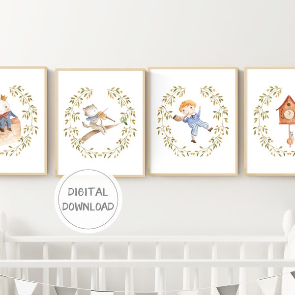 Nursery Rhyme Art - Etsy