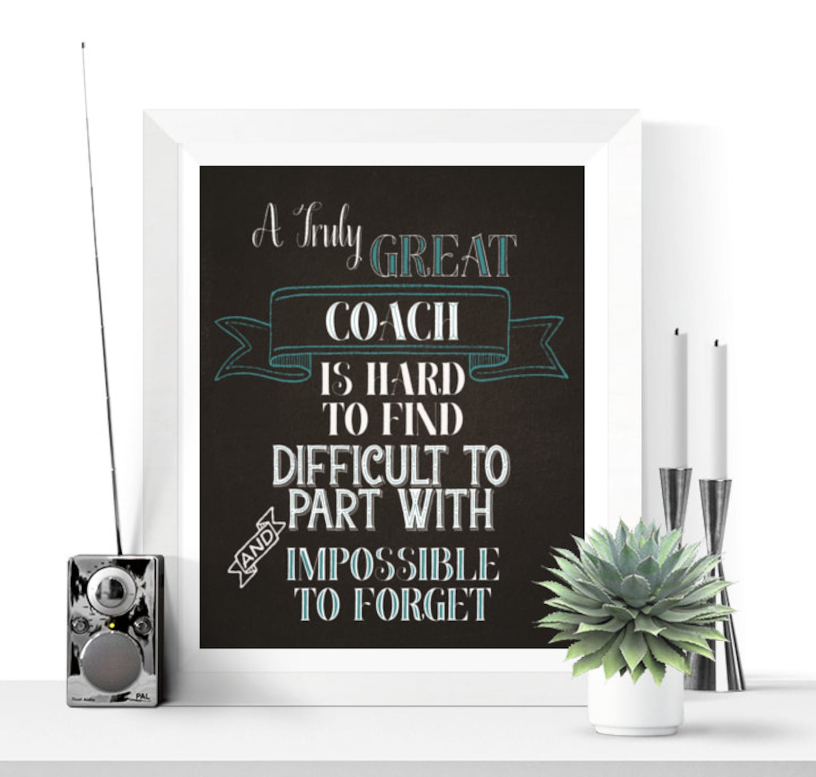 Printable Coach Gift A Truly Great Coach Wall Art Print - Etsy