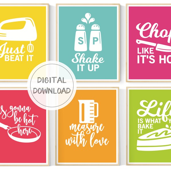 Funny Kitchen Art - Etsy UK