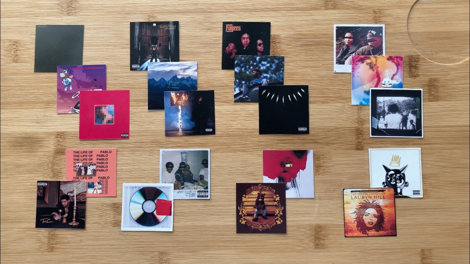 Album Cover Stickers PACK OF 6 - Etsy