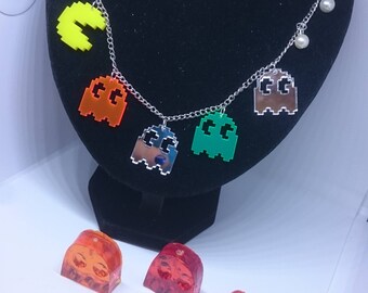 Pacman necklace | Etsy