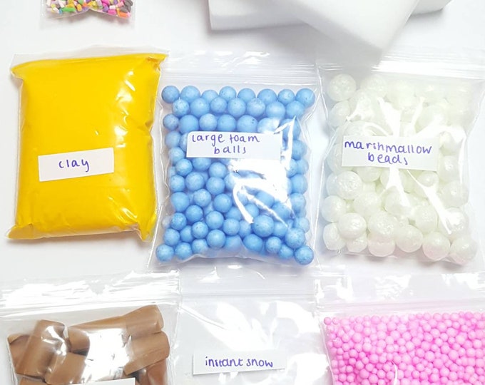 Slime Supplies Kit Design Your Own Slimes UK SELLER - Etsy